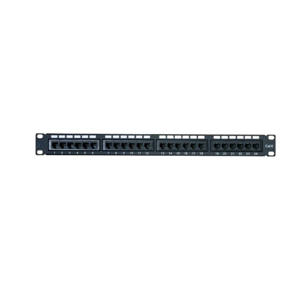 PATCH PANNEL 24PORTS CAT 6 P/ KRONE/110 - Tecnología informática